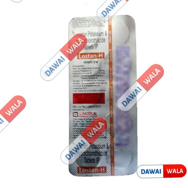 Indias Best ePharmacy: Lostan H 50mg/12.5mg Tablet