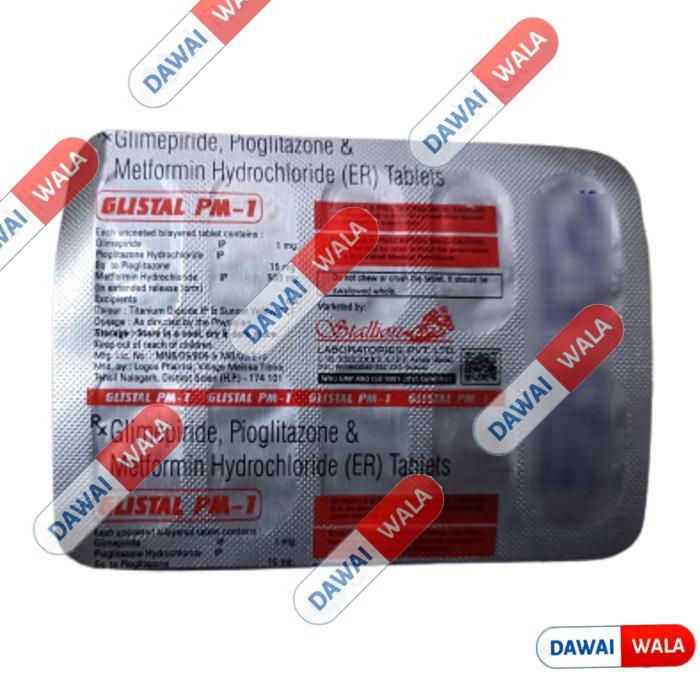 Indias Best ePharmacy: Glistal-PM 1 SR Tablet